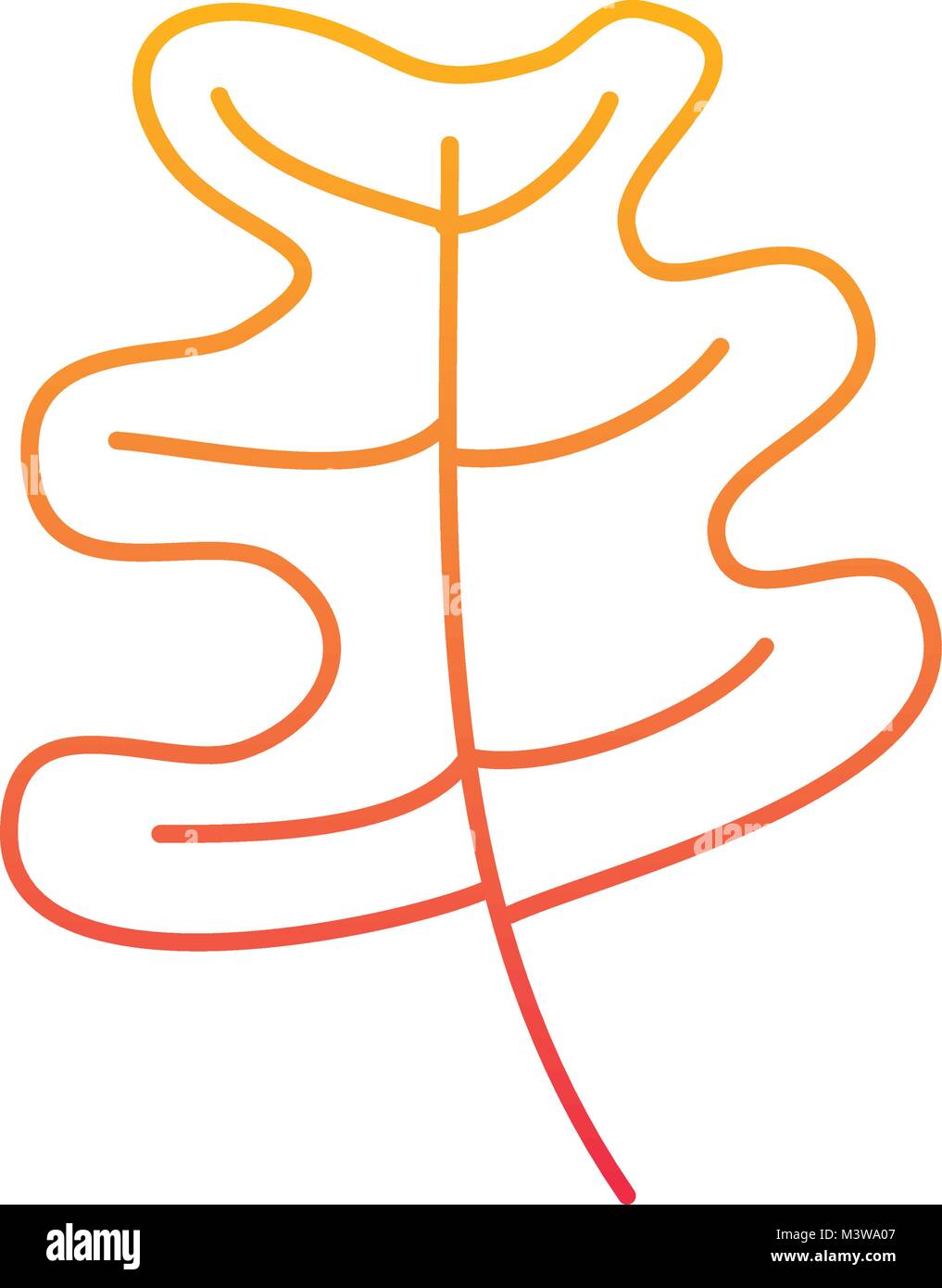 leaf natural botanical icon Stock Vector Image & Art - Alamy