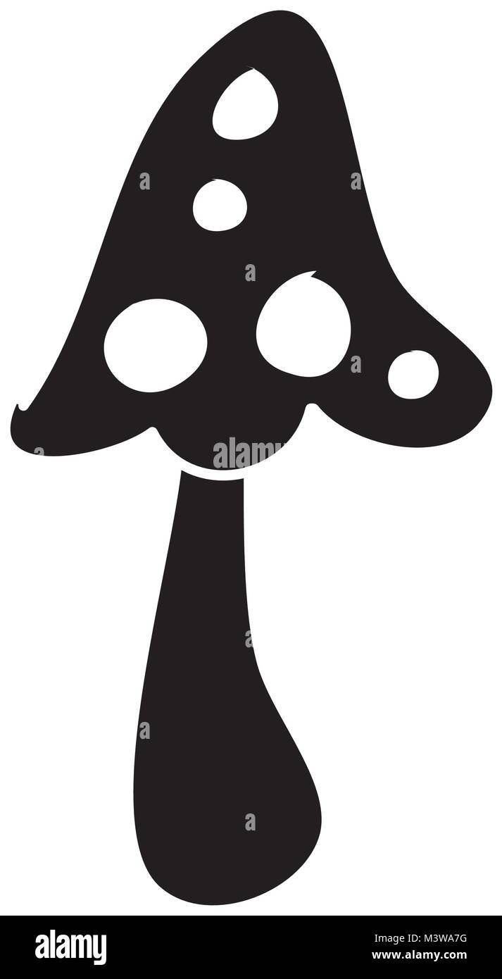 Toadstool mushroom color icon Stock Vector Images - Alamy