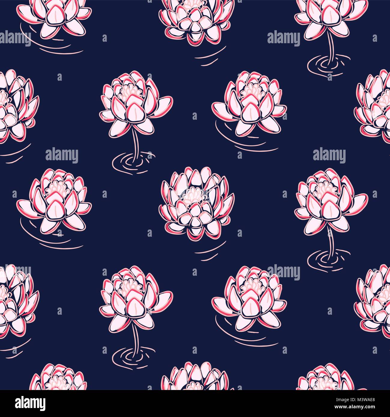 Indian pond Stock Vector Images - Alamy