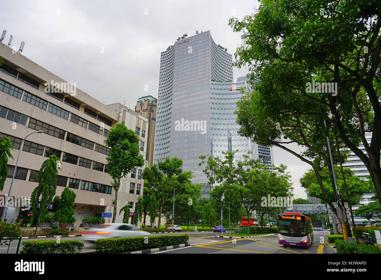 View of the DUO galleria, a new building complex in the Bras Basah ...