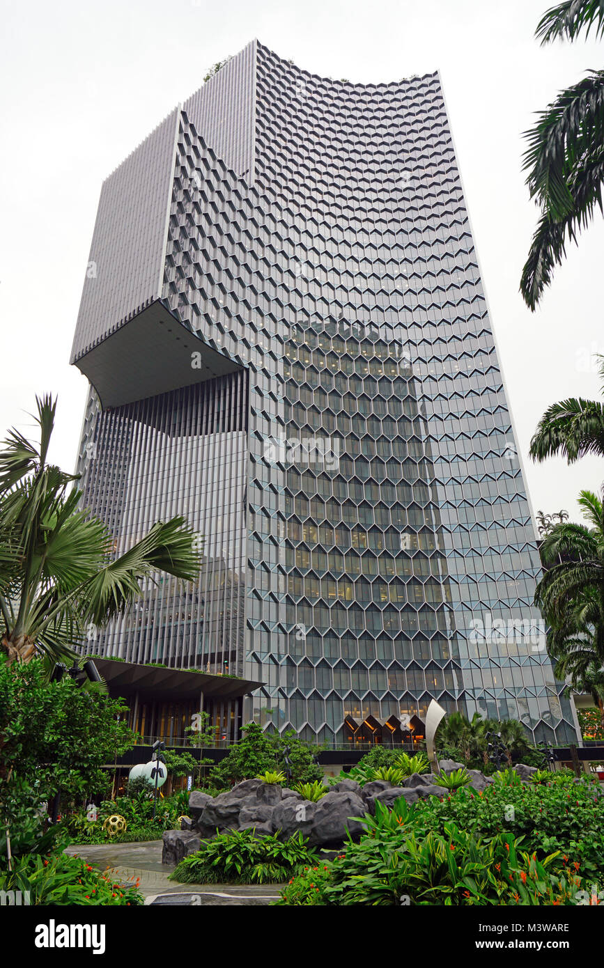 View of the DUO galleria, a new building complex in the Bras Basah ...