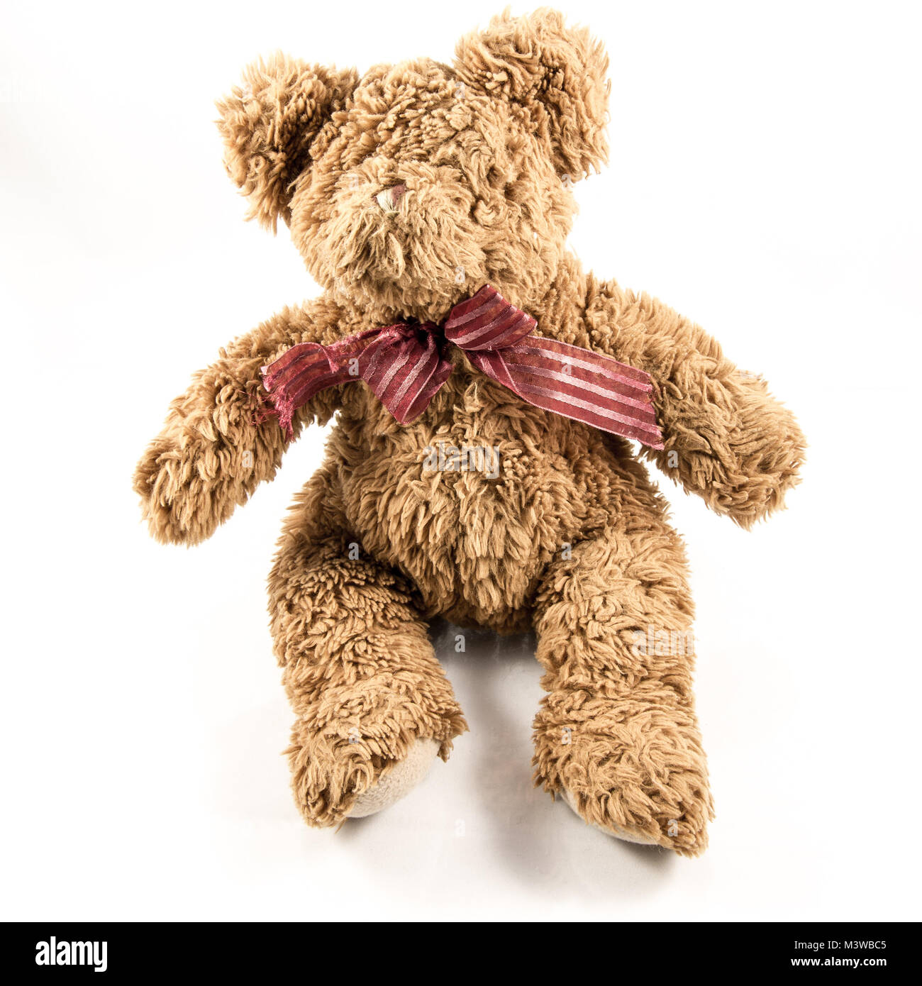 Brown Teddy Bear Isolated on White Stock Photo - Alamy