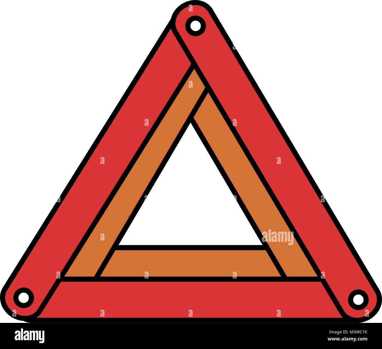 Highway triangle Stock Vector Images - Alamy