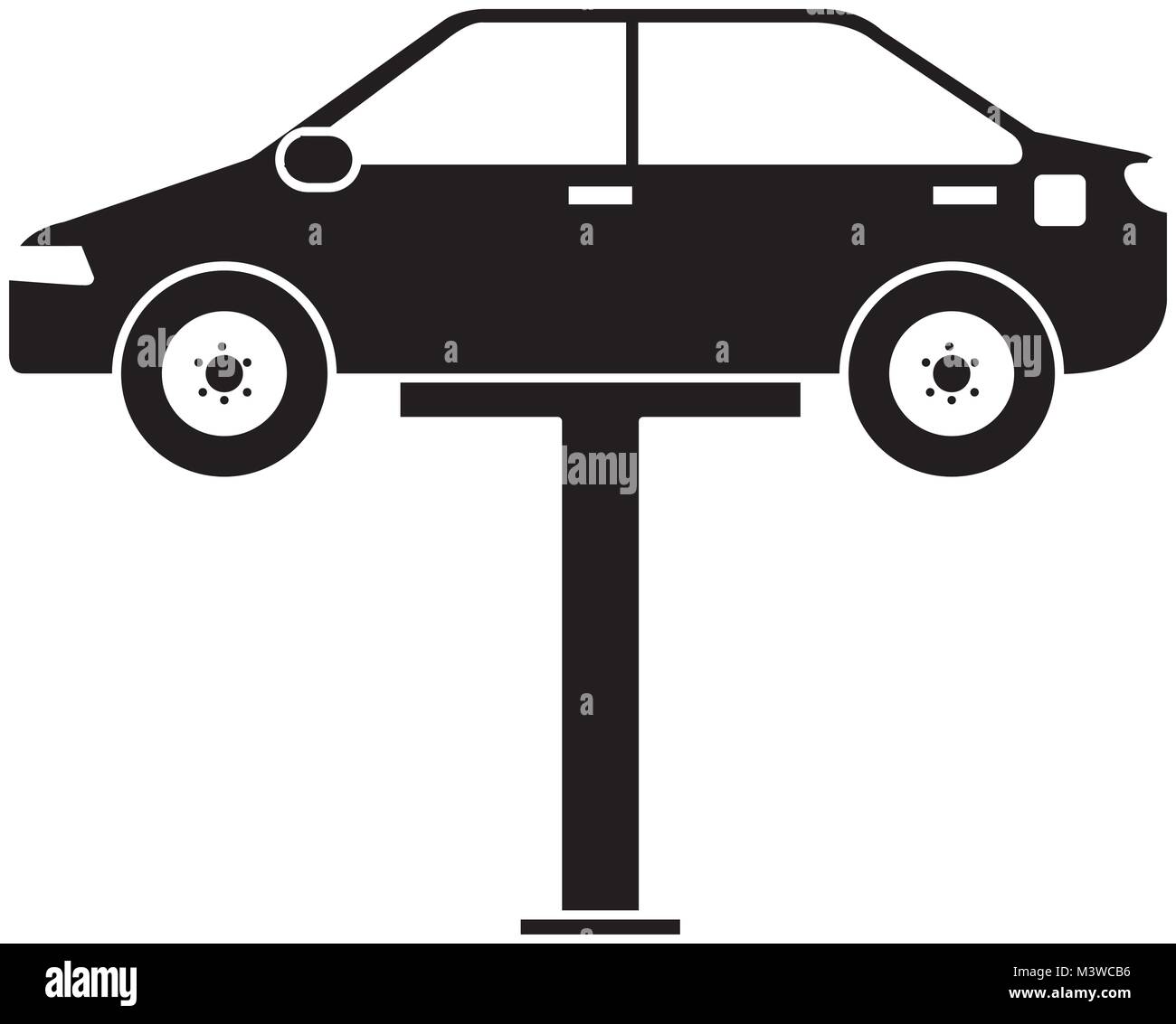 car in synchronization platform Stock Vector Image & Art - Alamy