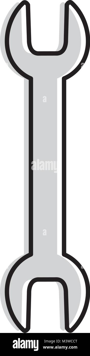 wrench tool isolated icon Stock Vector Image & Art - Alamy
