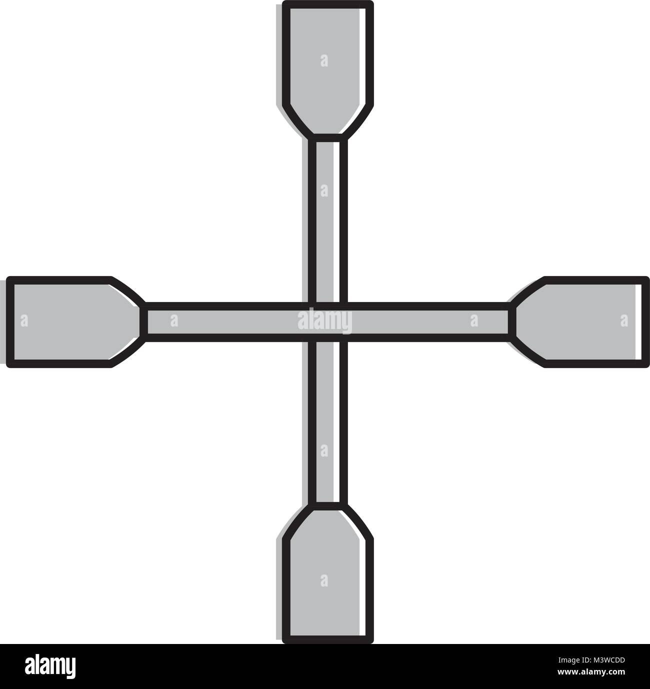 cross-piece tool isolated icon Stock Vector Image & Art - Alamy