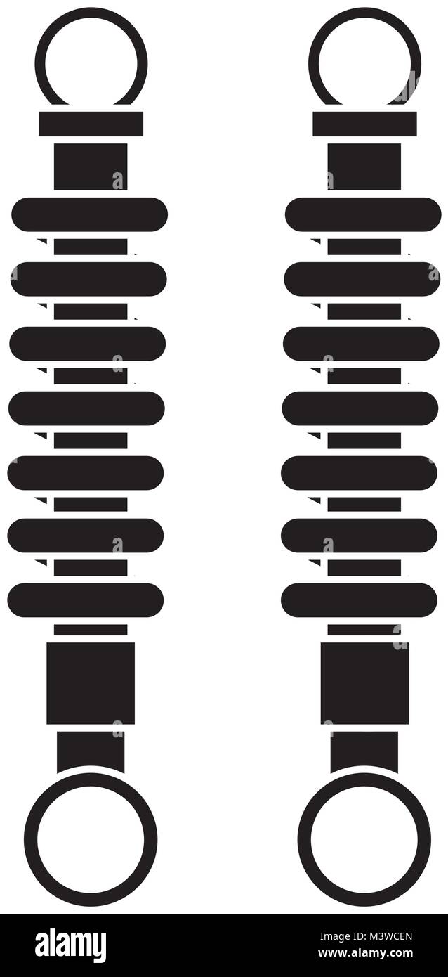 shock absorber isolated icon Stock Vector Image & Art - Alamy