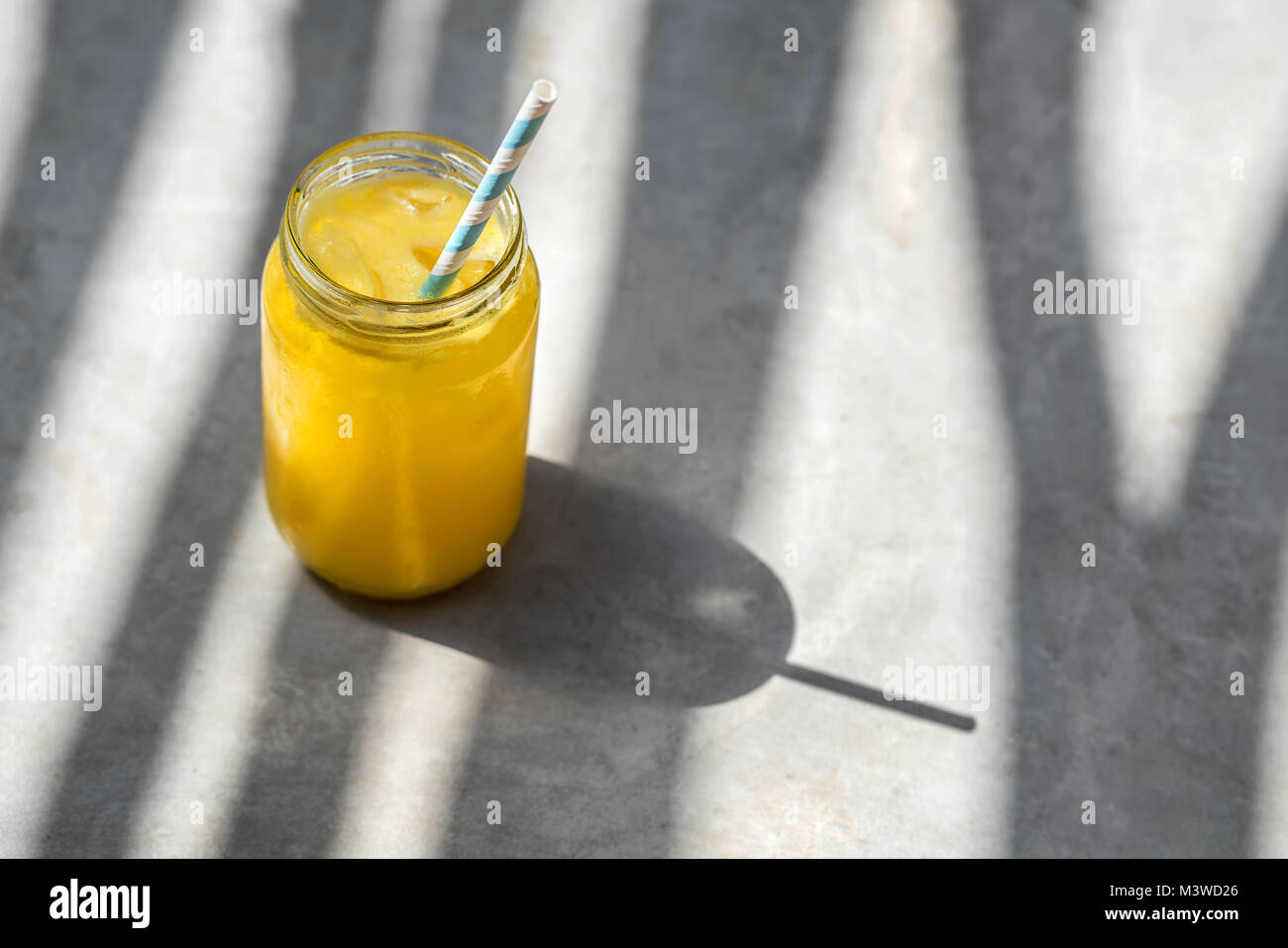 Colorful cocktail on table Stock Photo - Alamy