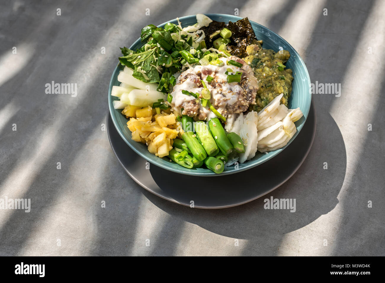 Exotic food in bowl Stock Photo - Alamy