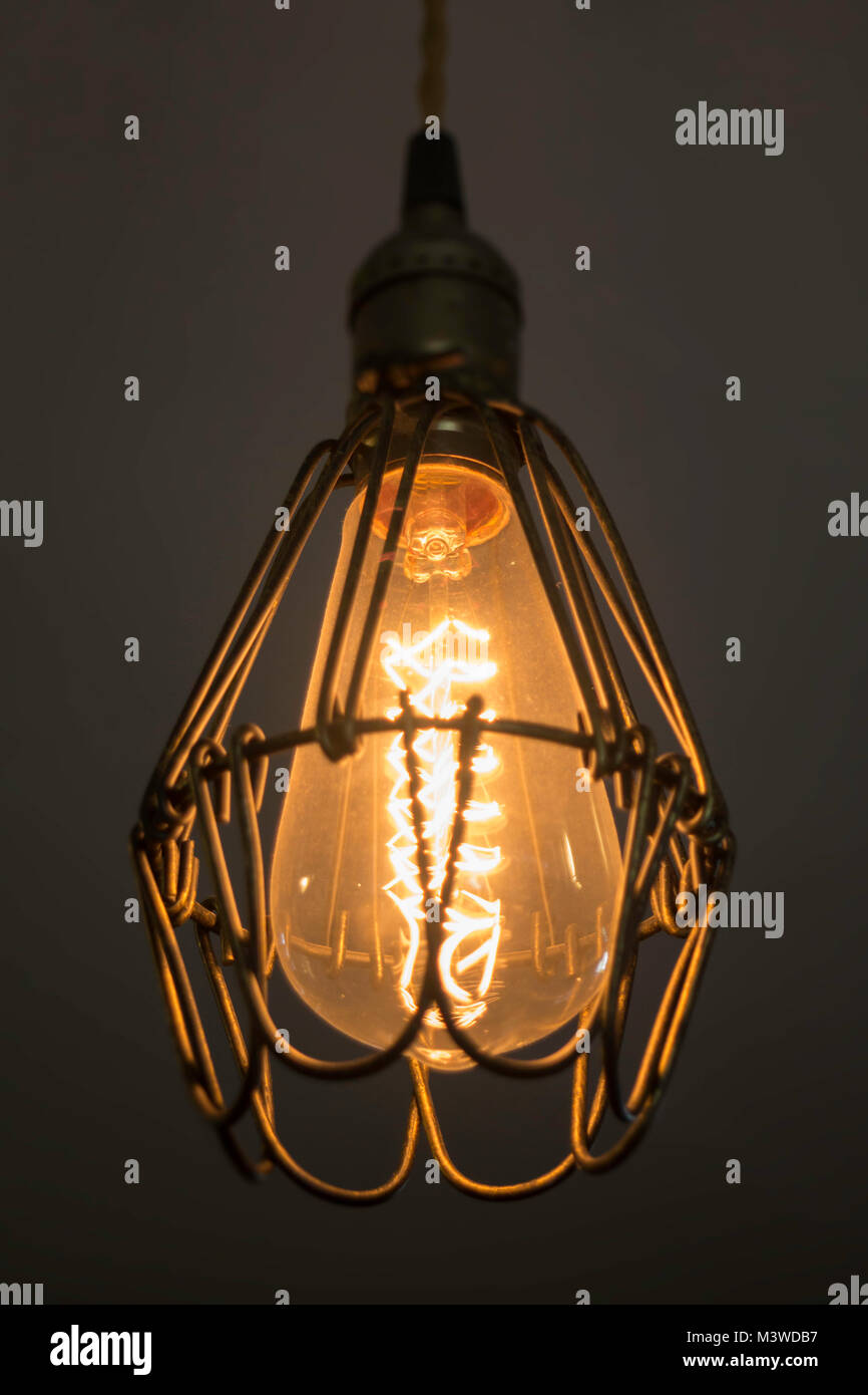 Decorative light bulbs in modern style, stock photo Stock Photo - Alamy