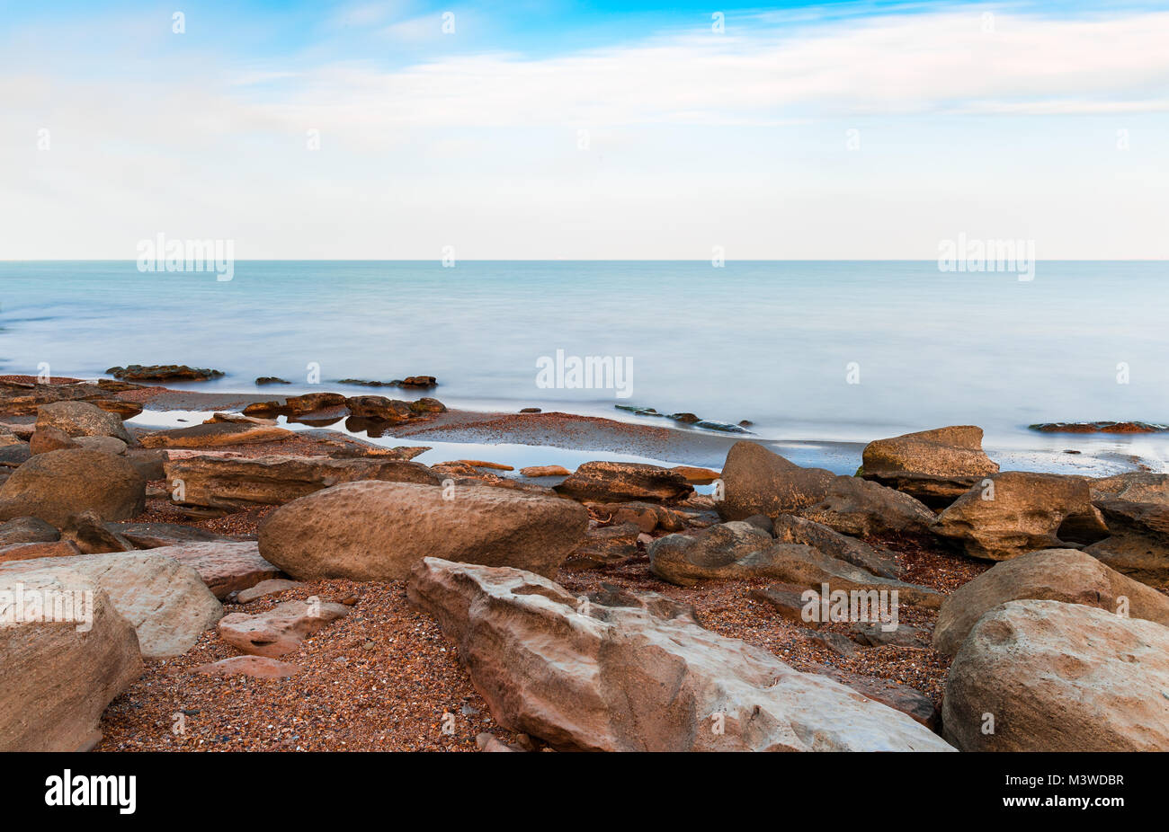 Seaside, rocks on shore Stock Photo - Alamy