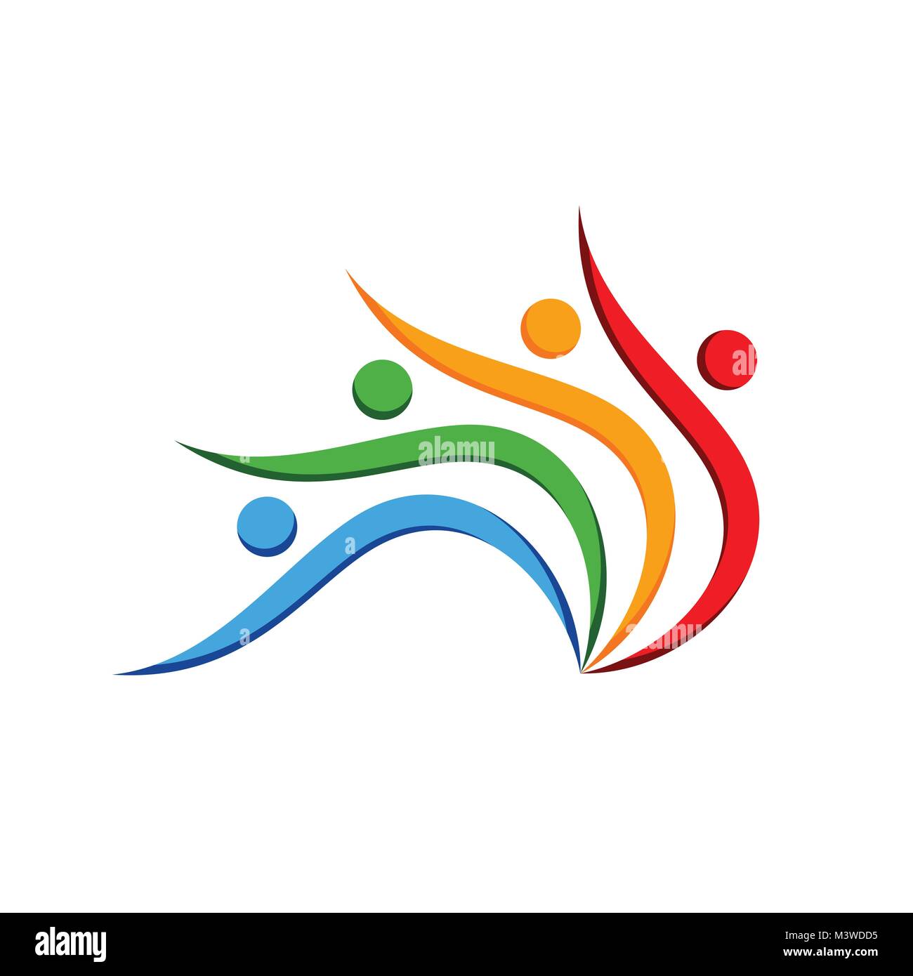 Human figure abstract Stock Vector Images - Alamy