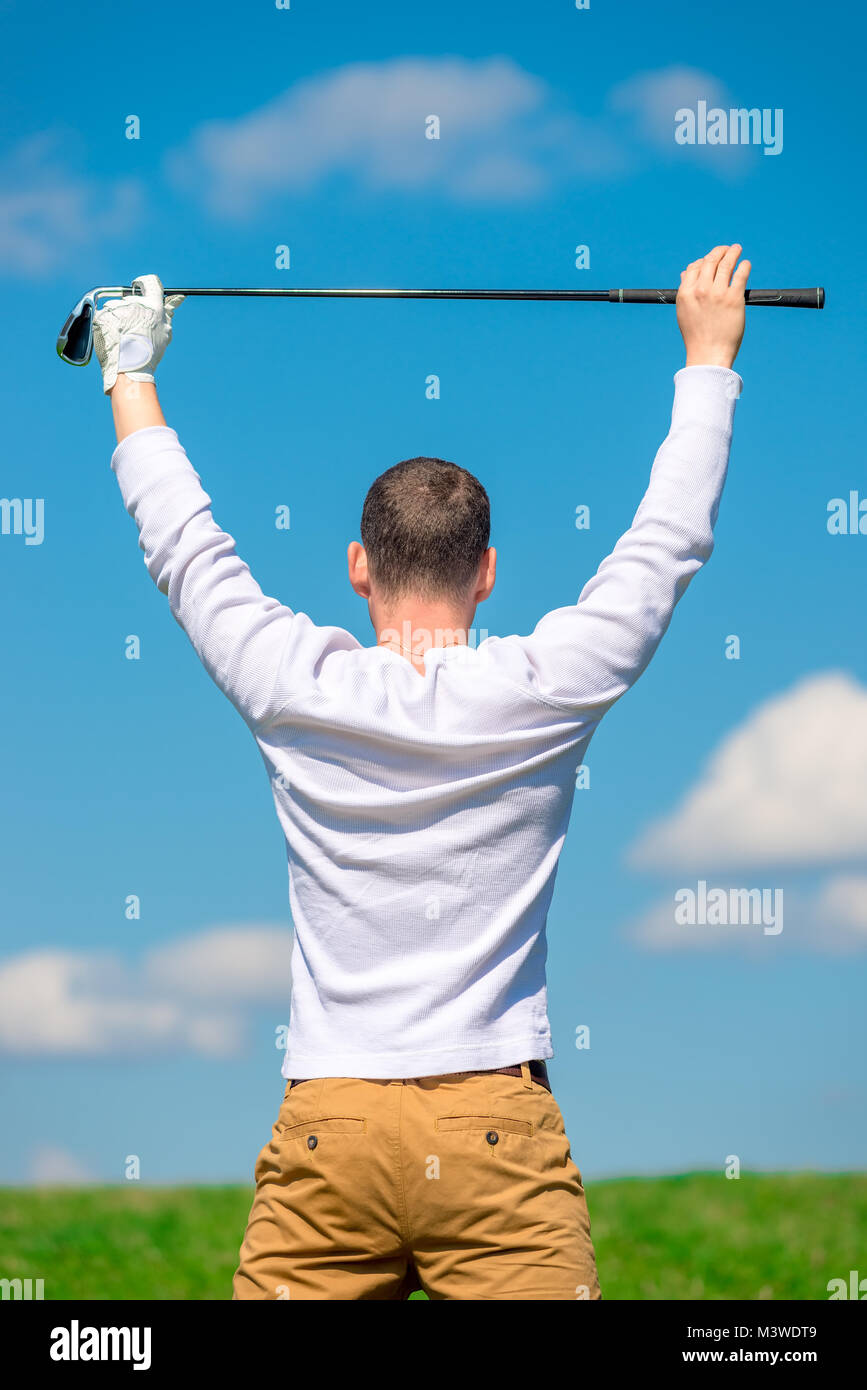 Over excited golfer hi-res stock photography and images - Alamy