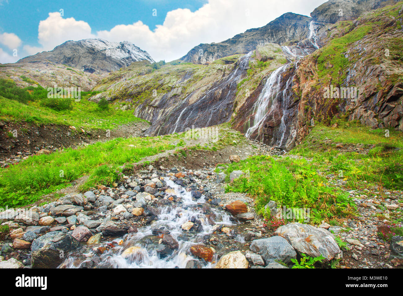 beautiful cascade waterfall Stock Photo - Alamy