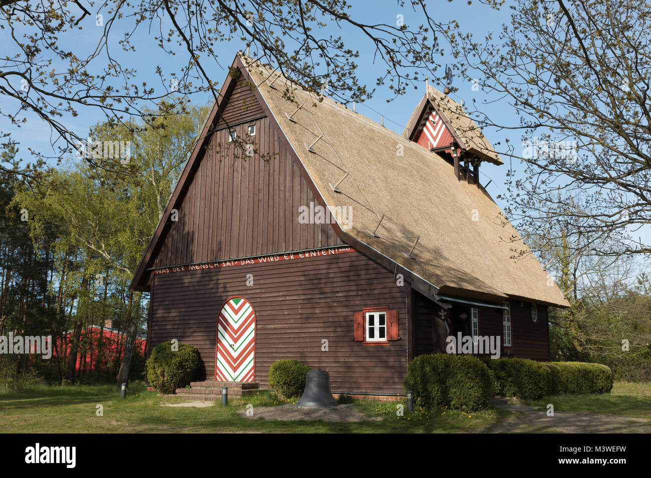 Typical houses in Born, Darß, Germany Stock Photo - Alamy