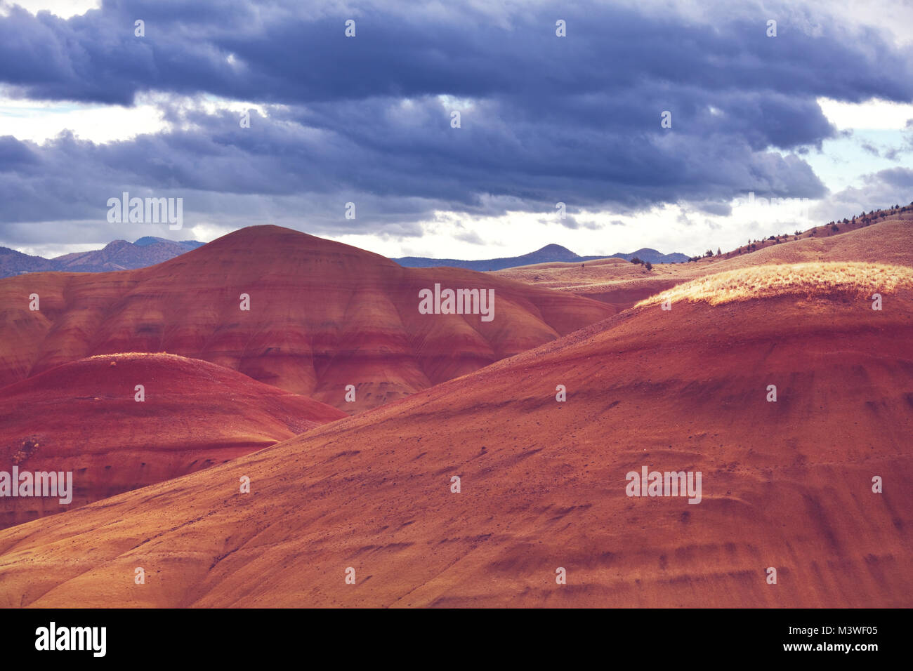 Painted hills in john day national monument, Oregon,USA Stock Photo - Alamy