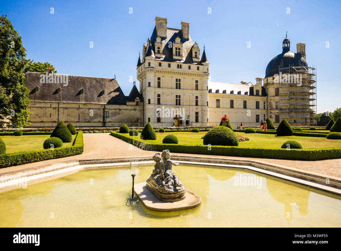 The Château de Valençay, a residence of the d'Estampes and Talleyrand ...