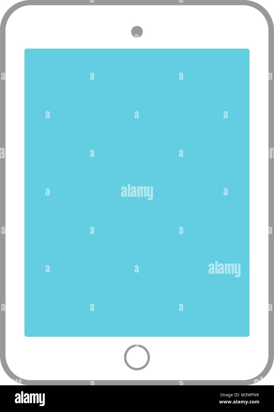 Tablet vector icon isolated on white background. Tablet icon for ...