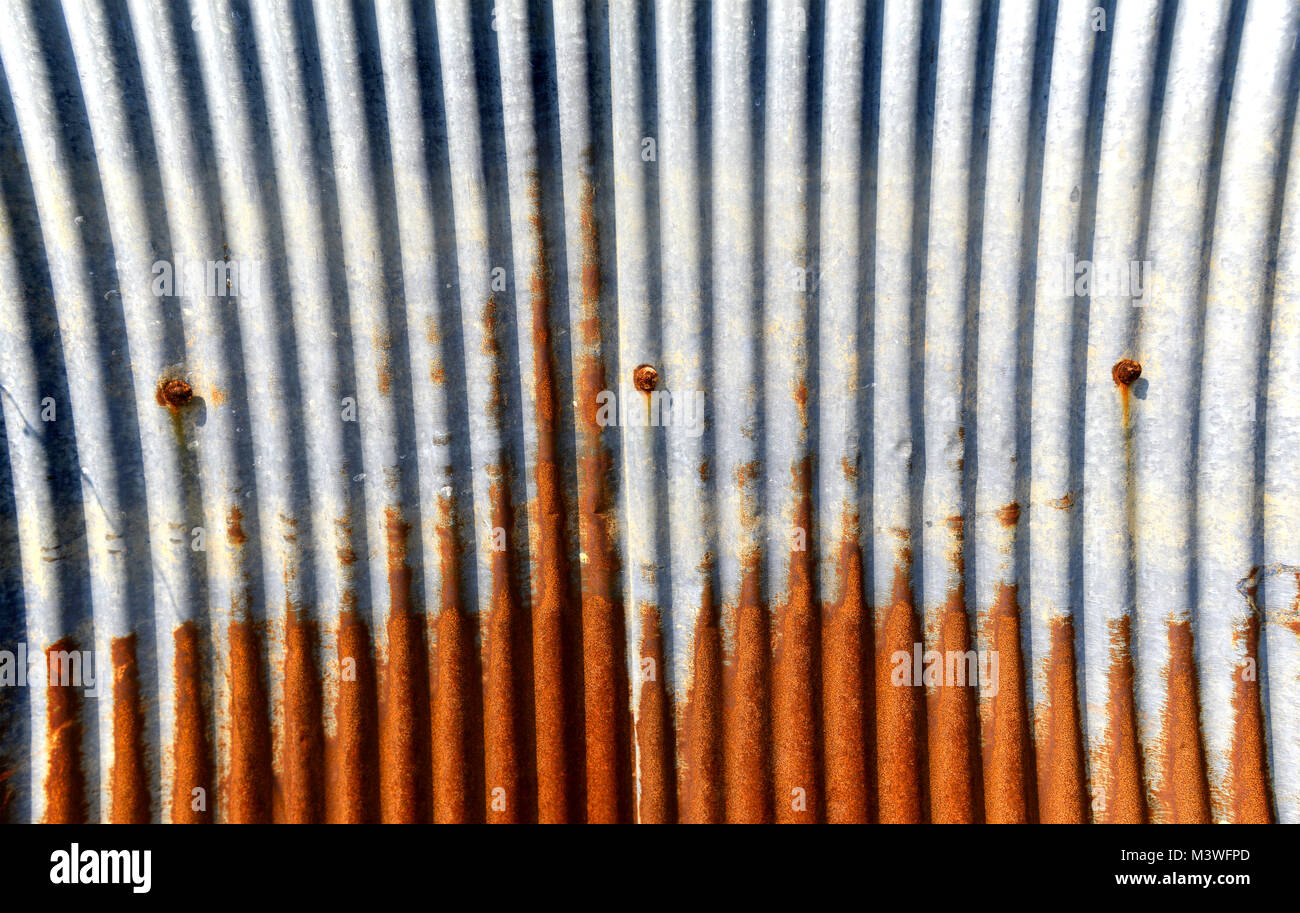 old and rusty galvanised on poor house textureand color from past time ...