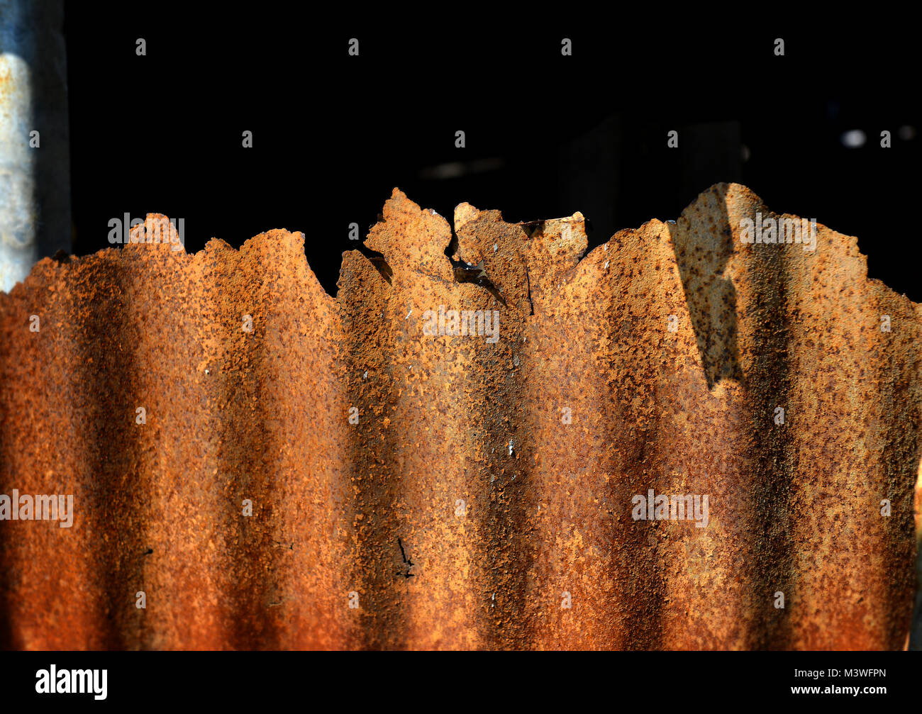 old and rusty galvanised on poor house textureand color from past time ...