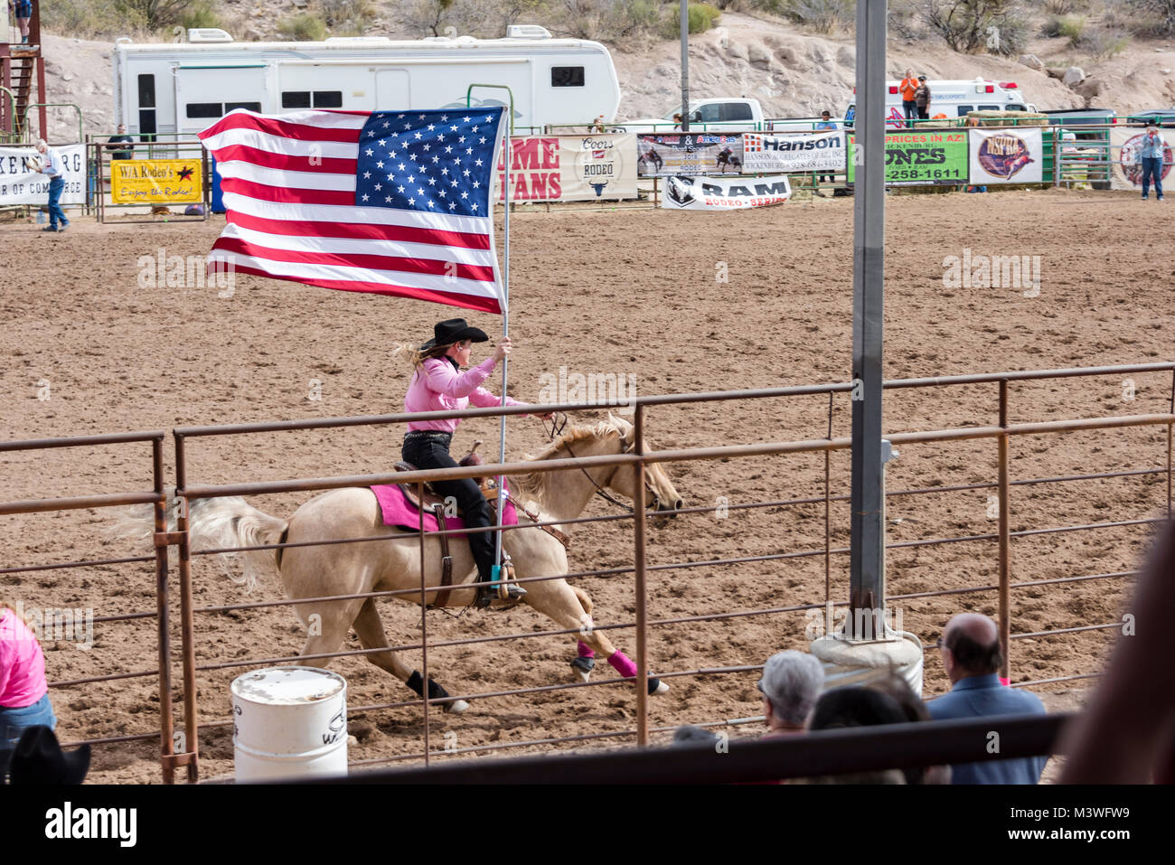 Gold Rush days in Wickenburg, AZ, with Rodeo at Everett Bowman Area in ...