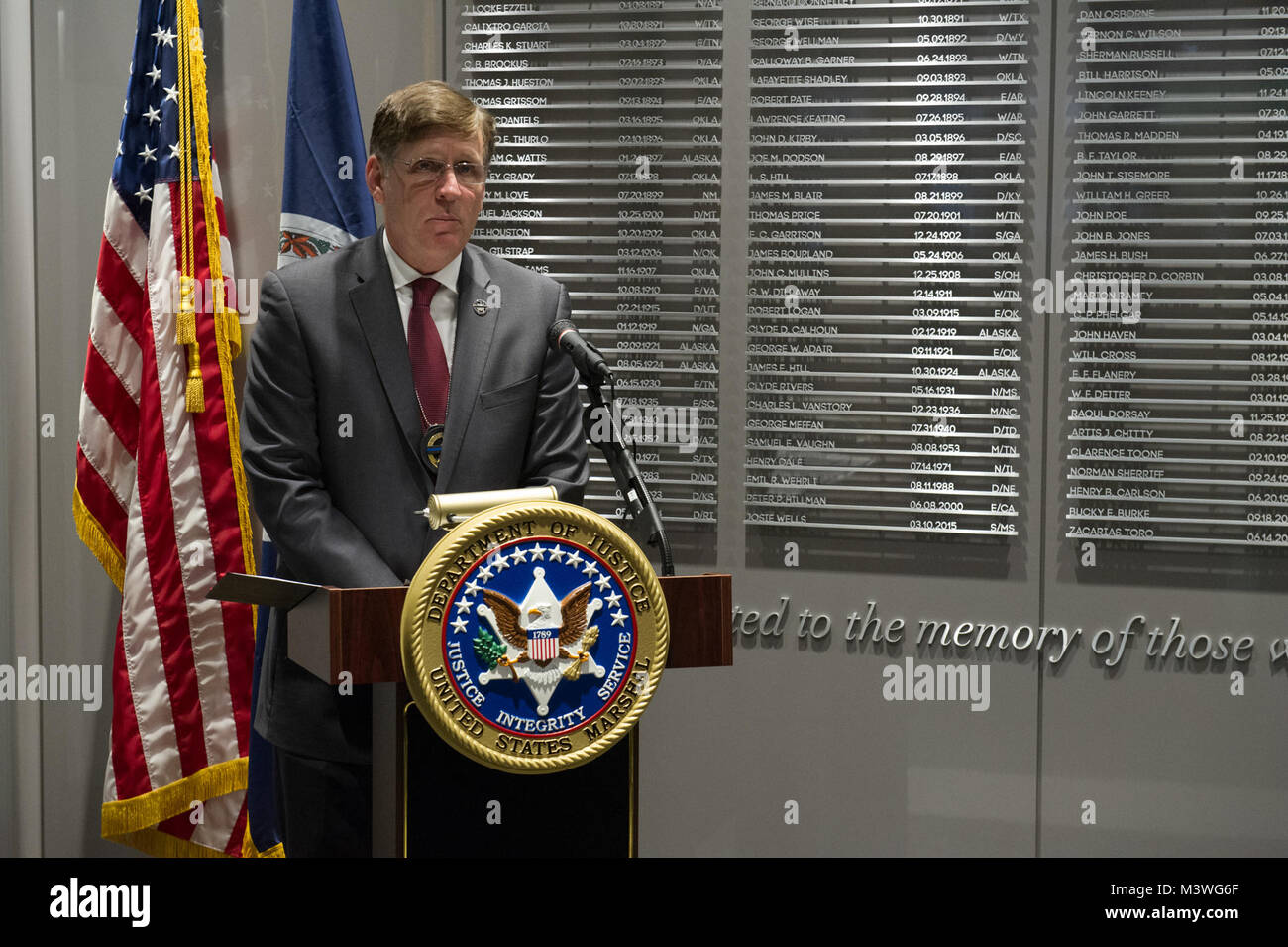 -Washington, D.C. Friday, May 22, 2017. The US Marshals Service honored ...