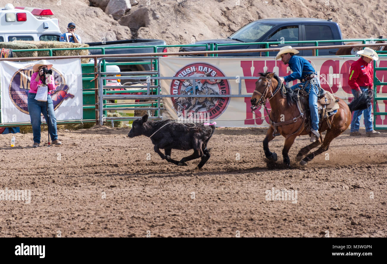 Gold Rush days in Wickenburg, AZ, with Rodeo at Everett Bowman Area in ...