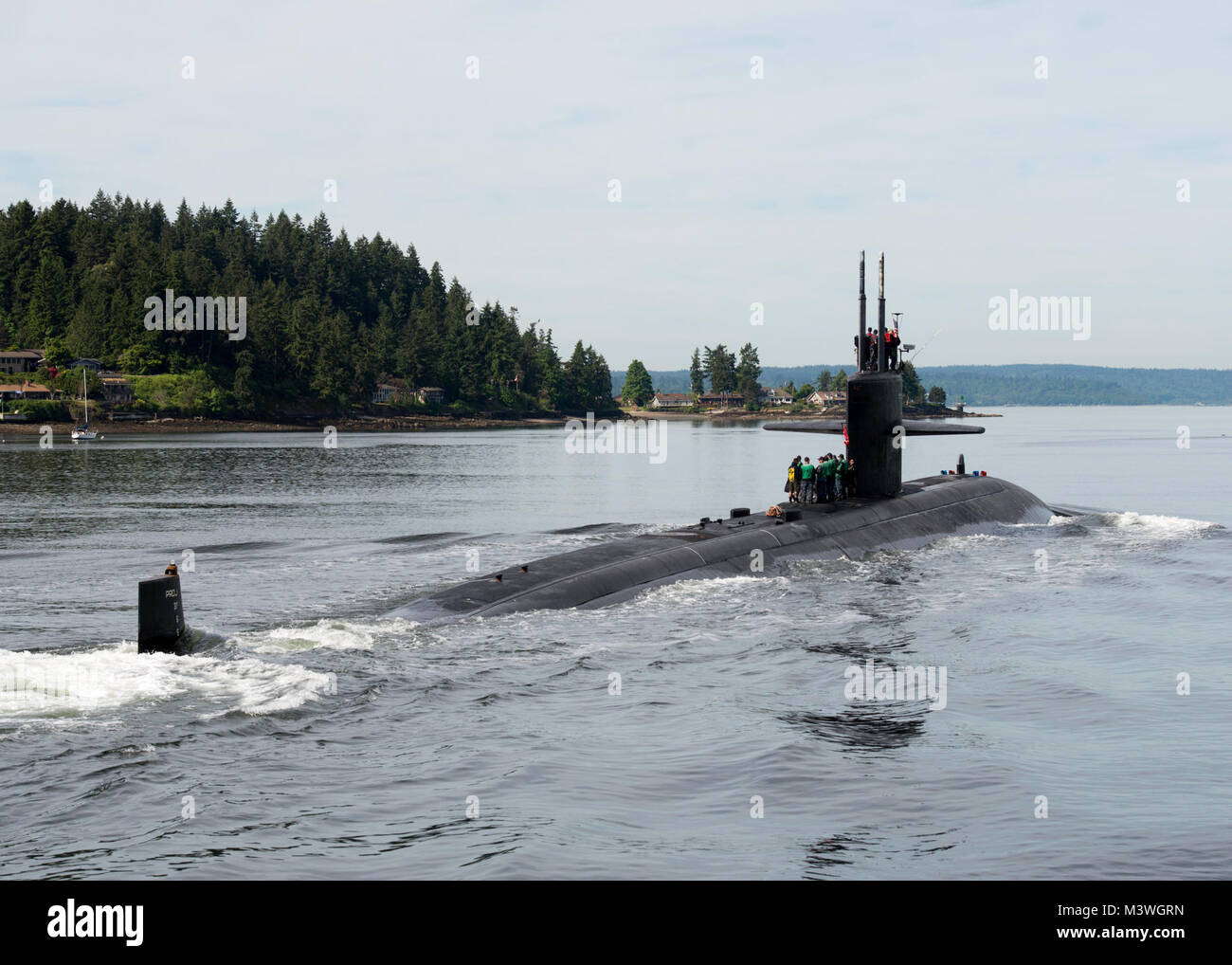 PUGET SOUND, Wash. (May 22, 2017) The Los Angeles-class fast-attack ...