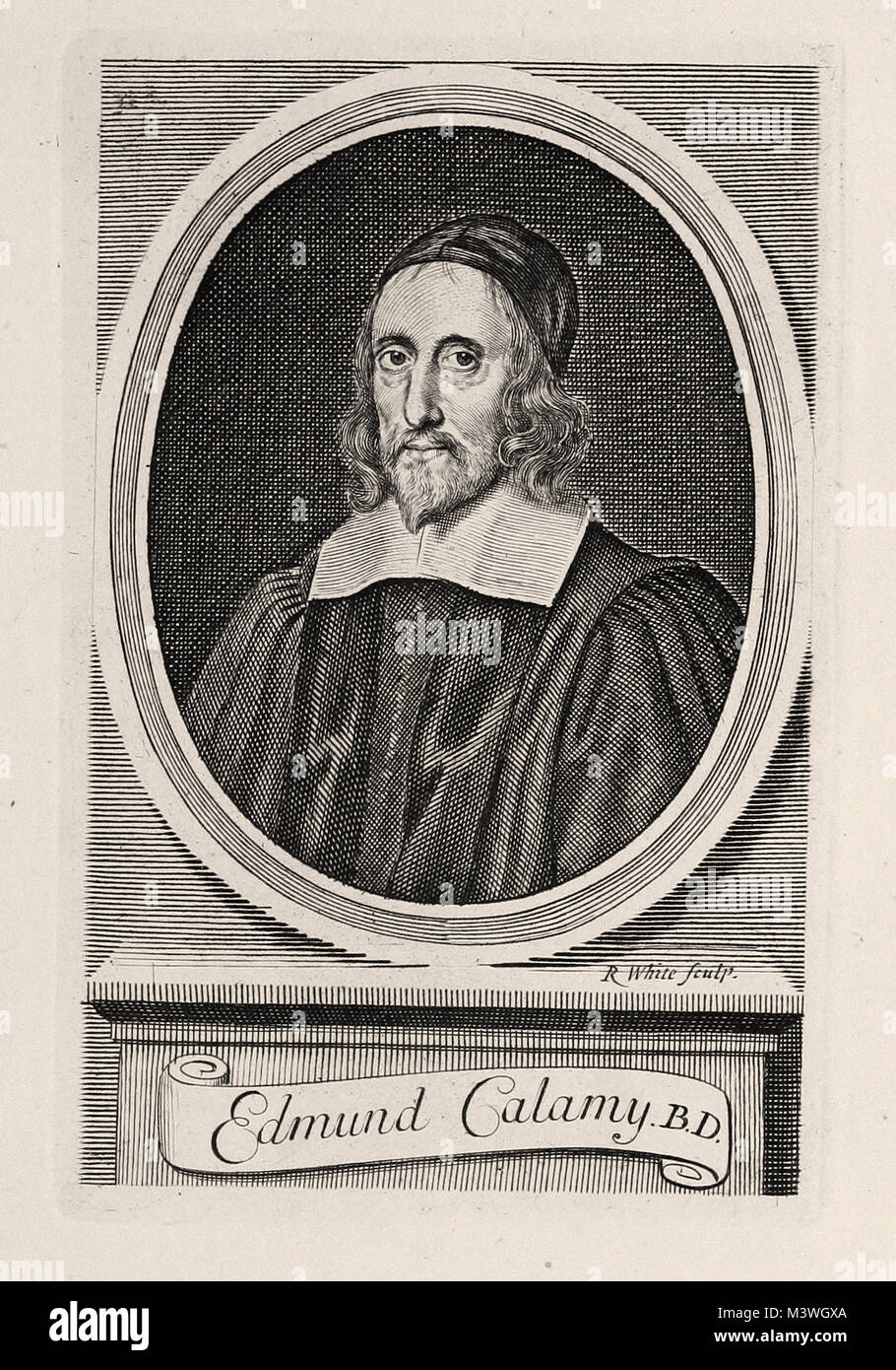 Portrait of Edmund Calamy Stock Photo - Alamy