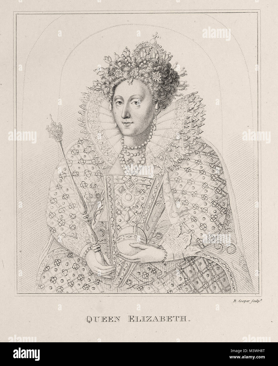 Portrait of Queen Elizabeth the First Stock Photo - Alamy
