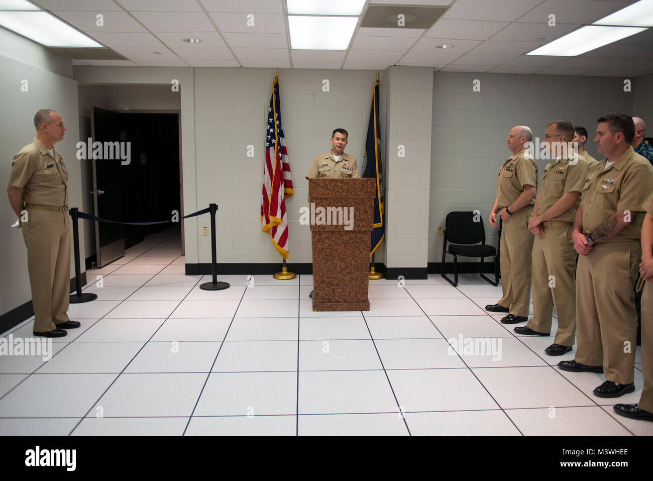 BANGOR, Wash. (June 05, 2017) Capt. John Fancher, commanding officer of Trident Training ...