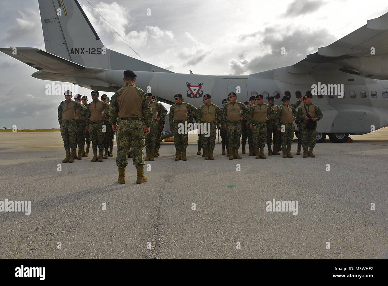 Mexico's Naval Infantry Force Marines arrive in Barbados to train in a ...