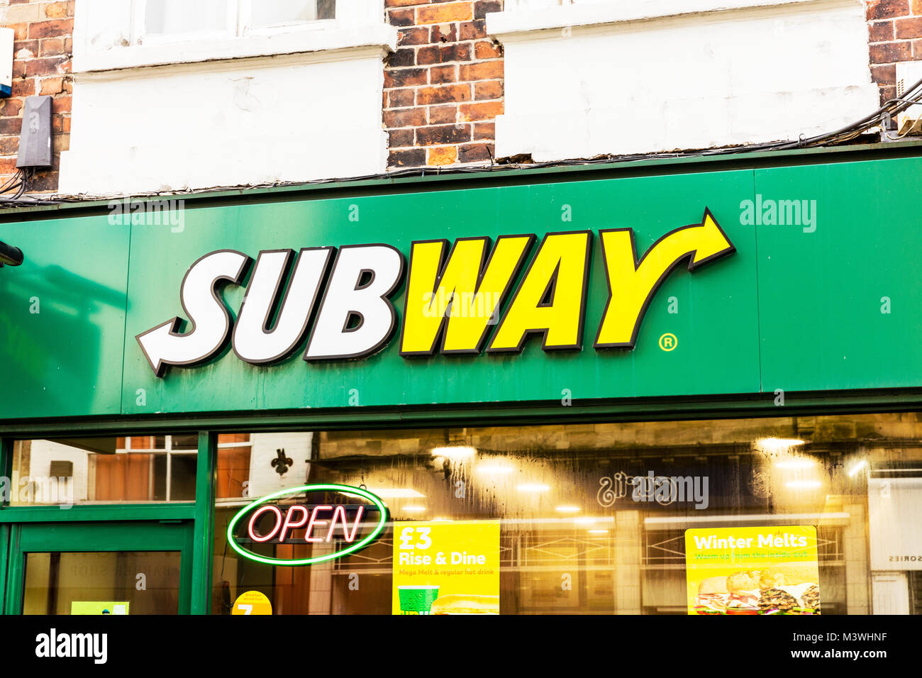 Subway, Subway shop UK England, Subway food outlet, Subway sign, Subway ...