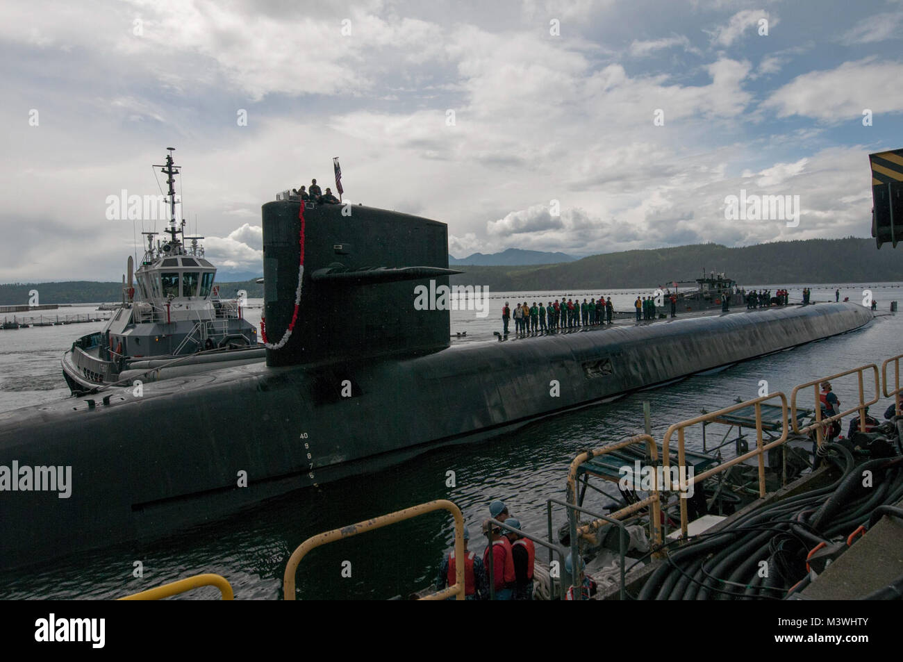 BANGOR, Wash. (June 09, 2017) The Ohio-class ballistic-missile ...
