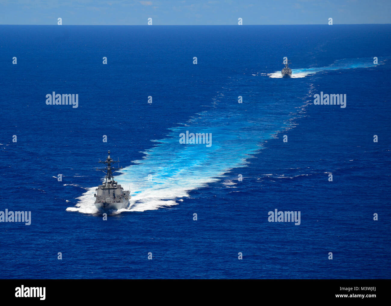 PACIFIC OCEAN (June 24, 2017) Ships from Destroyer Squadron 9, which ...
