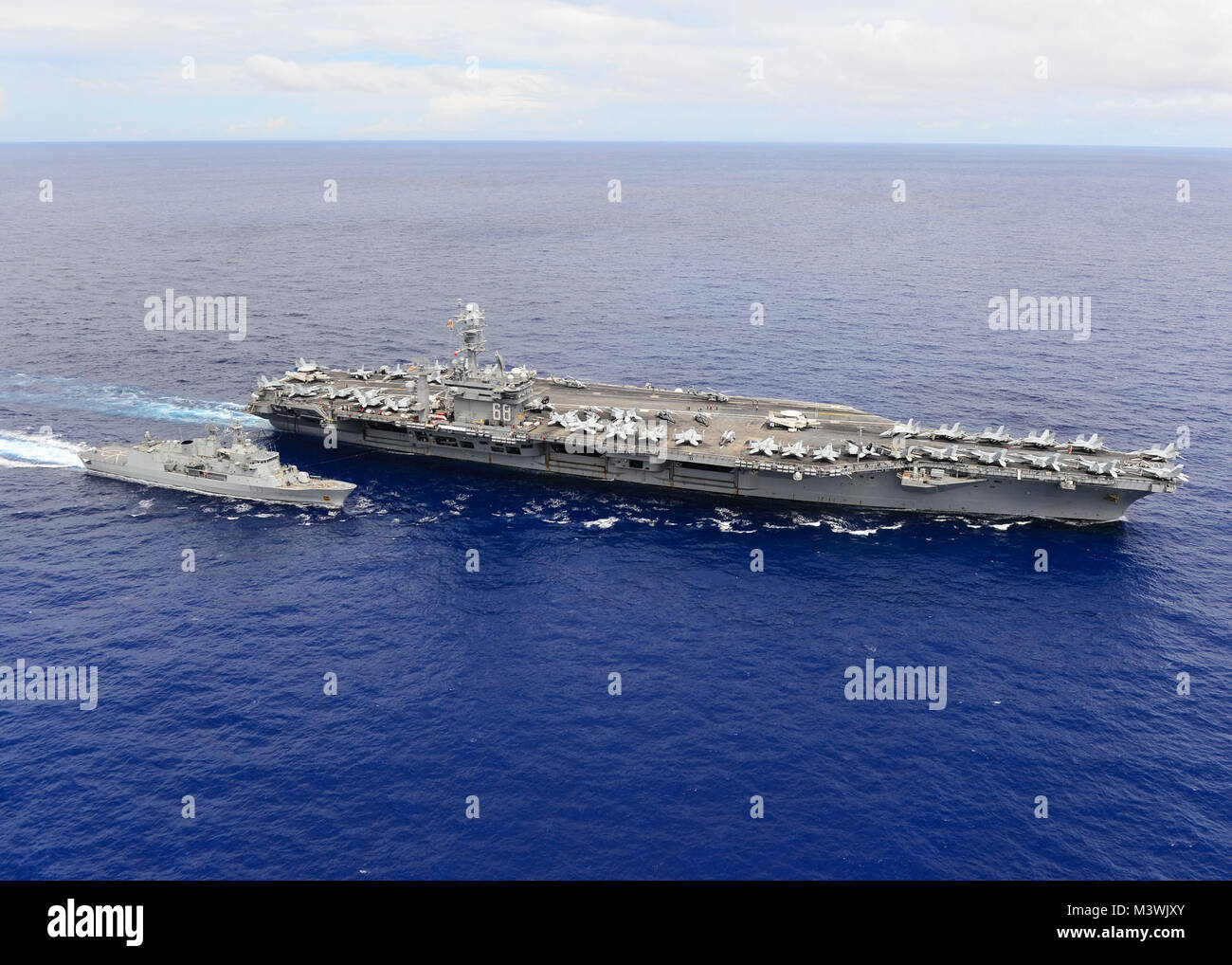 PHILIPPINE SEA (July 2, 2017) The aircraft carrier USS Nimitz (CVN 68 ...