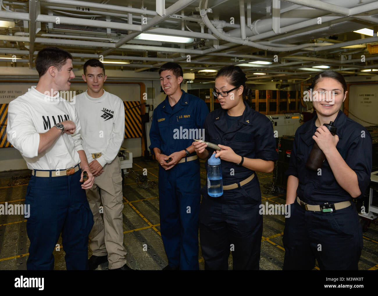SURIGAO STRAIT (July 3, 2017) U.S. Naval Academy Midshipmen tour a ...