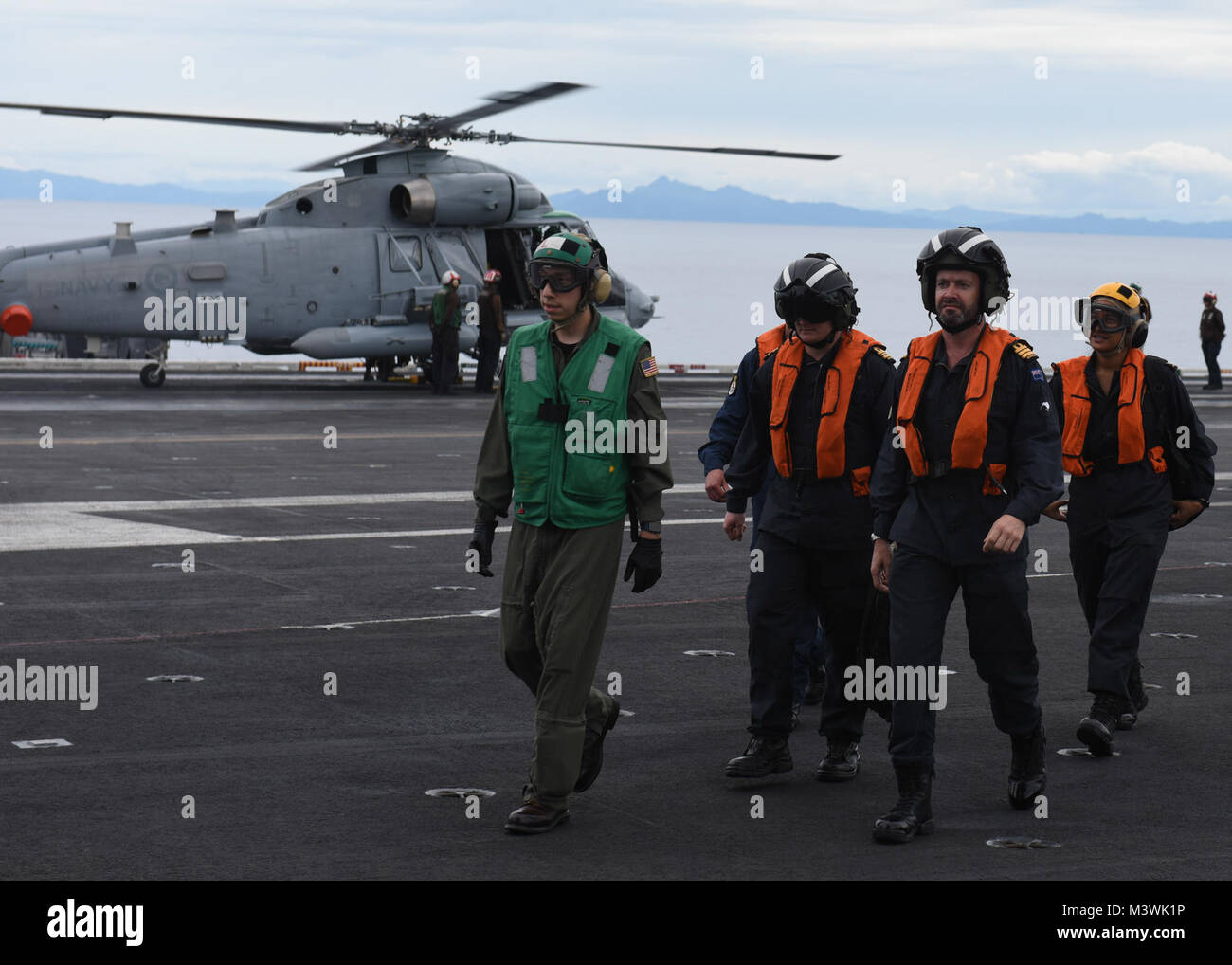SURIGAO STRAIT (July 3, 2017) Royal New Zealand navy Cmdr. Steve Lenik ...