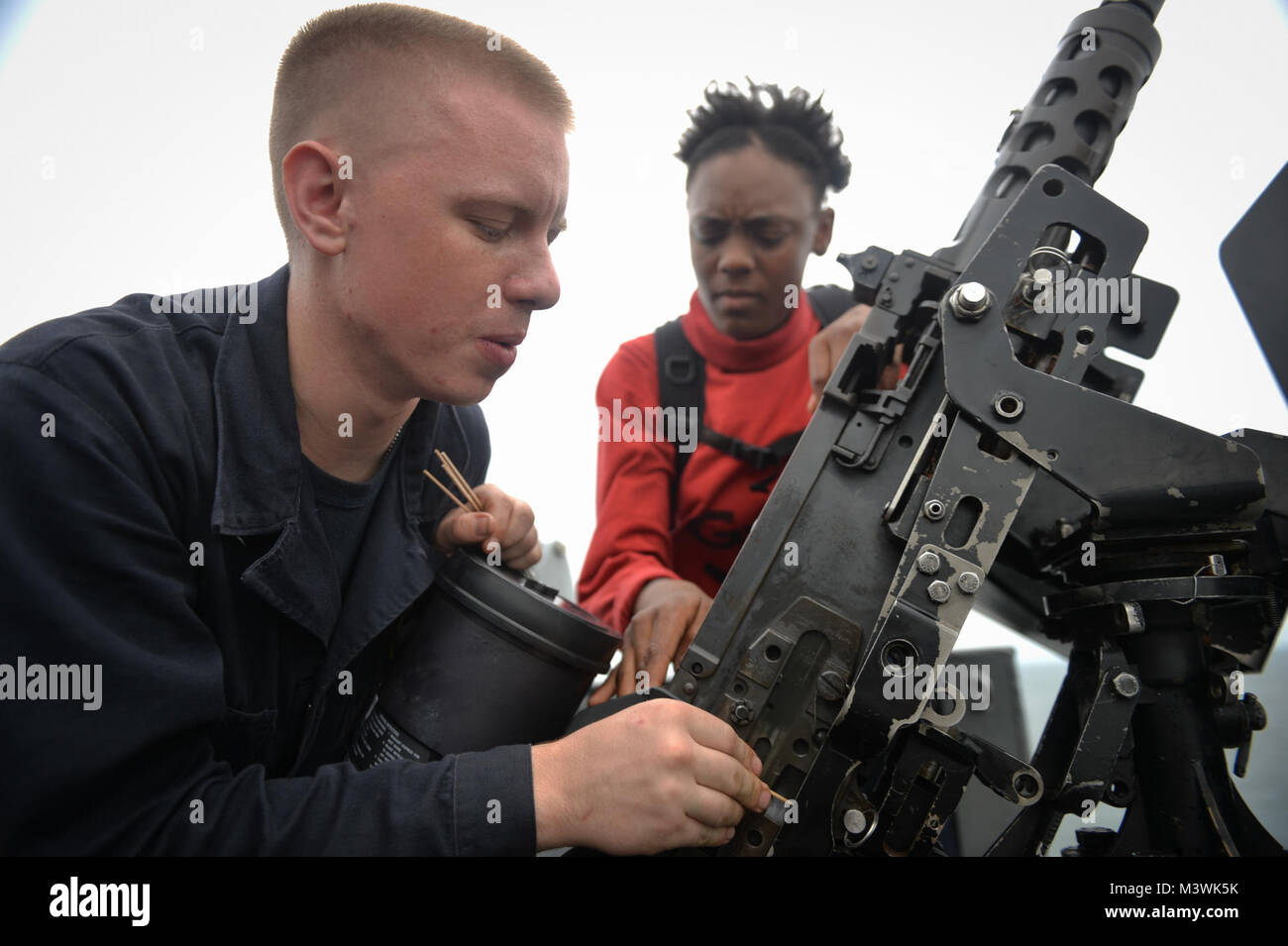 SINGAPORE STRAIT (July 6, 2017) U.S. Navy Aviation Ordnanceman Airman ...