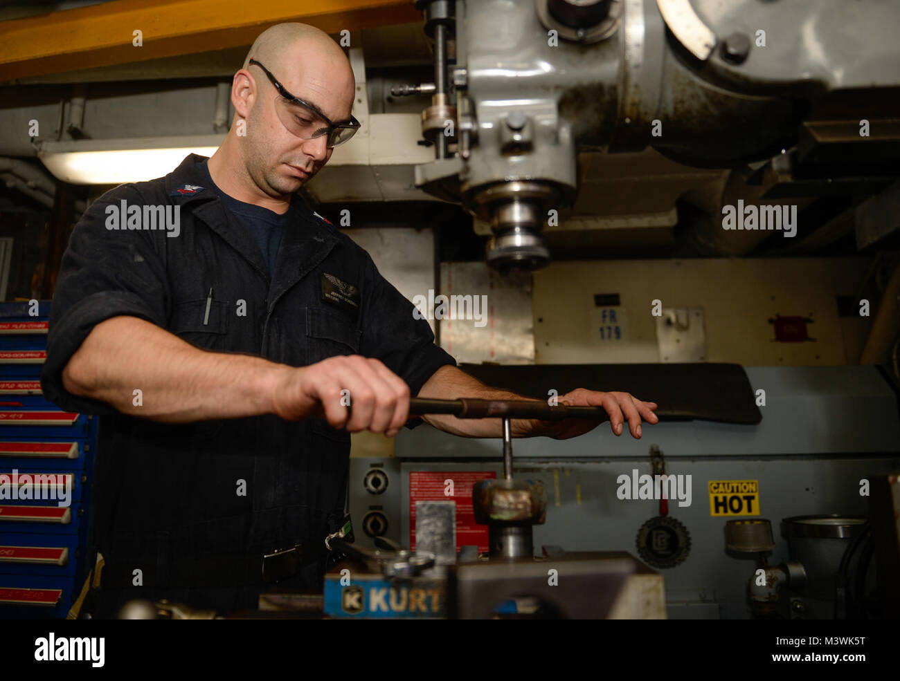 STRAIT OF MALACCA (July 6, 2017) U.S. Navy Machinery Repairman 1st ...