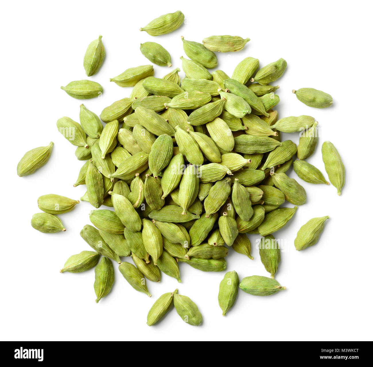 closeup of dried cardamom isolated on the white Stock Photo - Alamy