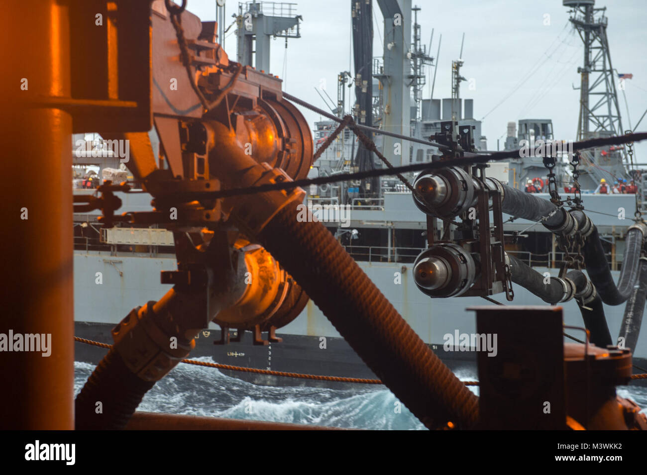 BAY OF BENGAL (July 15, 2017) A fuel probe from the Military Sealift ...