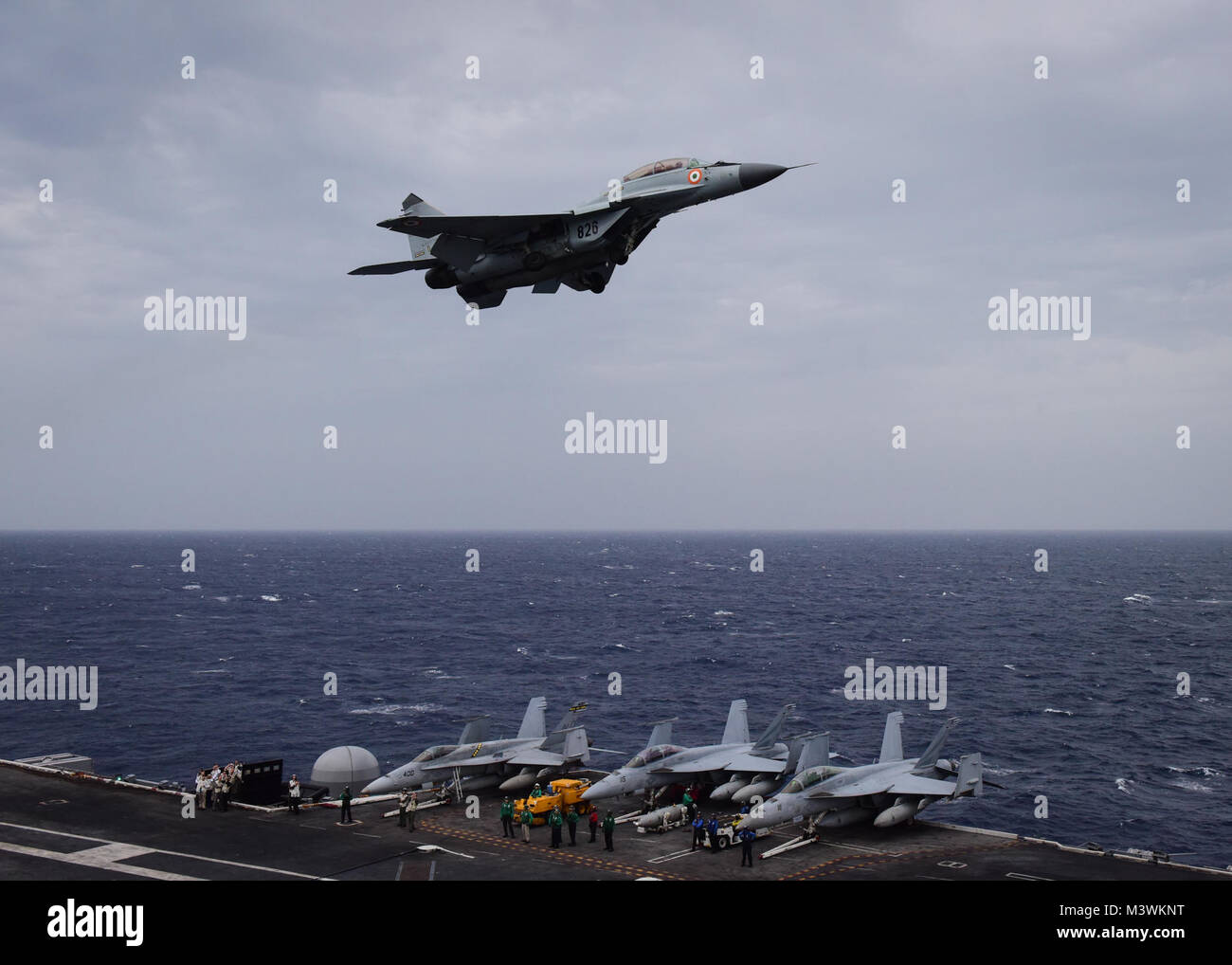 BAY OF BENGAL (July 16, 2017) An MIG-29K Fulcrum aircraft from the ...