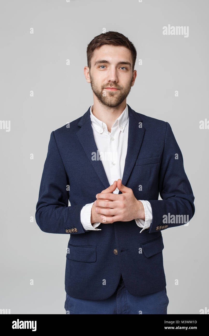 Business Concept - portrait young successful businessman posing over ... Business Concept - portrait young successful businessman posing over ...