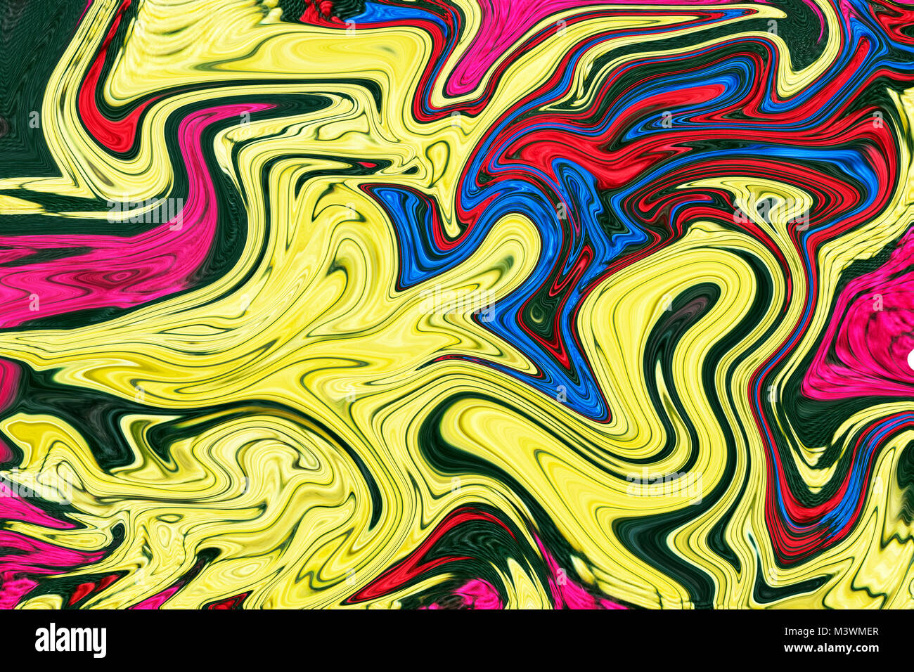 Juicy color mix painting with marbling. Marble texture. Paint splash ...