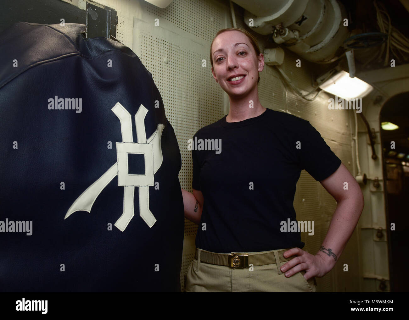 ARABIAN GULF (July 30, 2017) U.S. Navy Chief Legalman Misty Masters, a ...