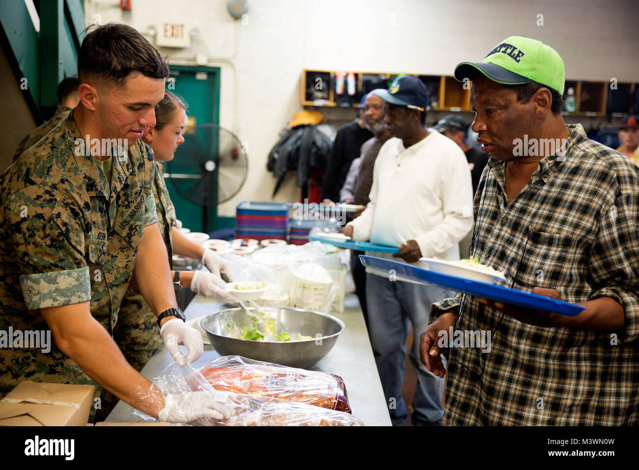Corporal Kern, a Marine with Combat Logistics Battalion 7, 1st Marine ...