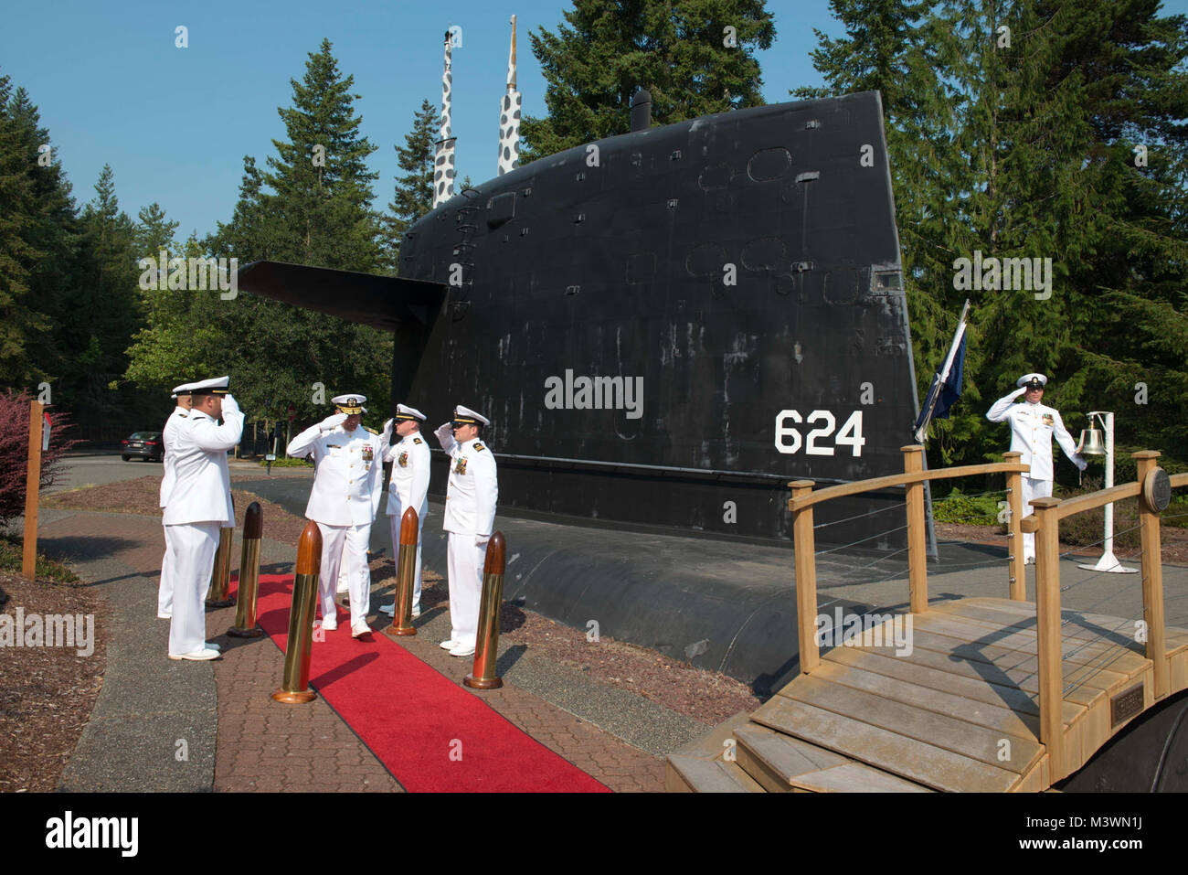 BANGOR, Wash. (Aug. 03, 2017) Rear Adm. John Tammen, commander ...
