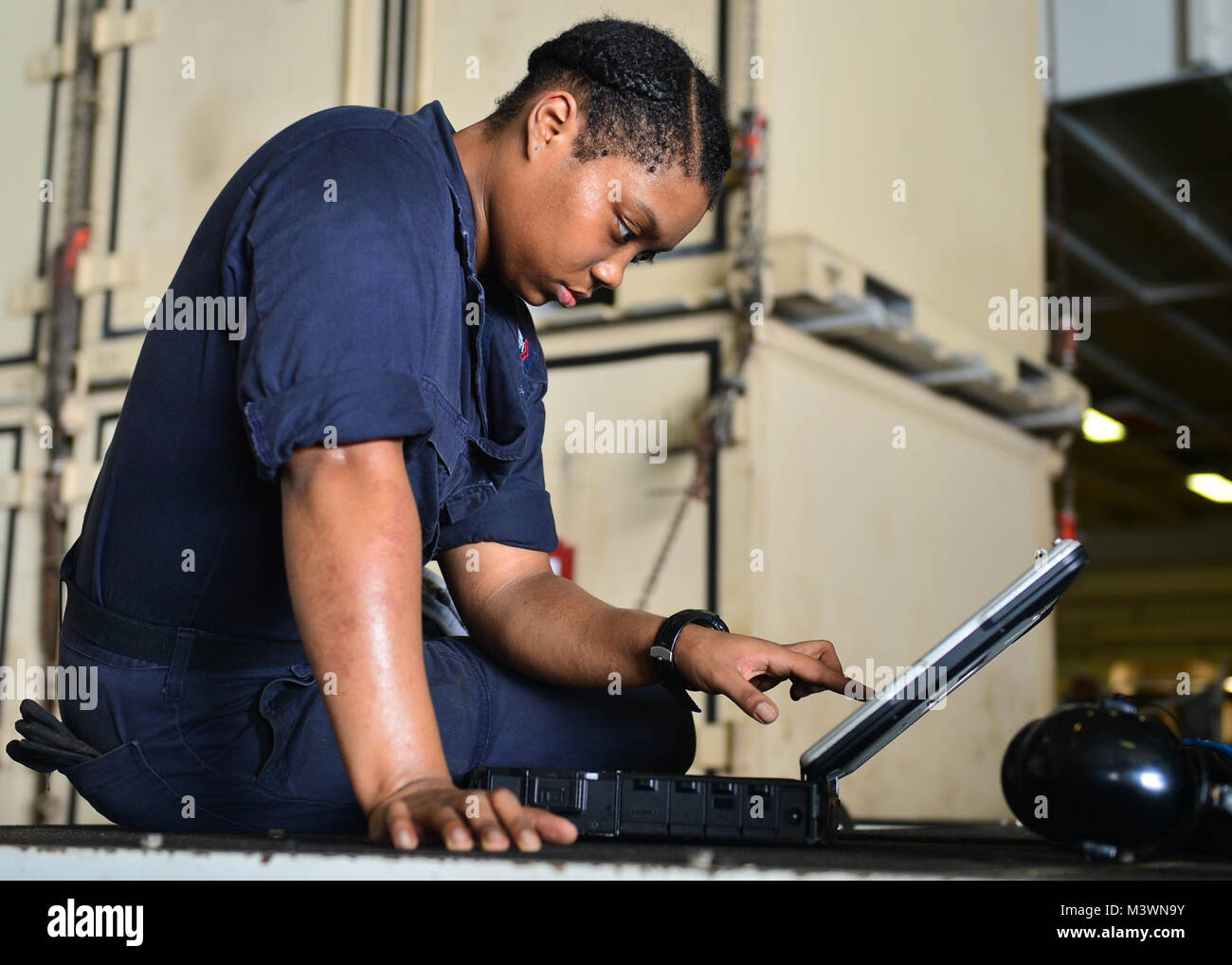 ARABIAN GULF (Aug. 7, 2017) U.S. Navy Aviation Support Equipment ...