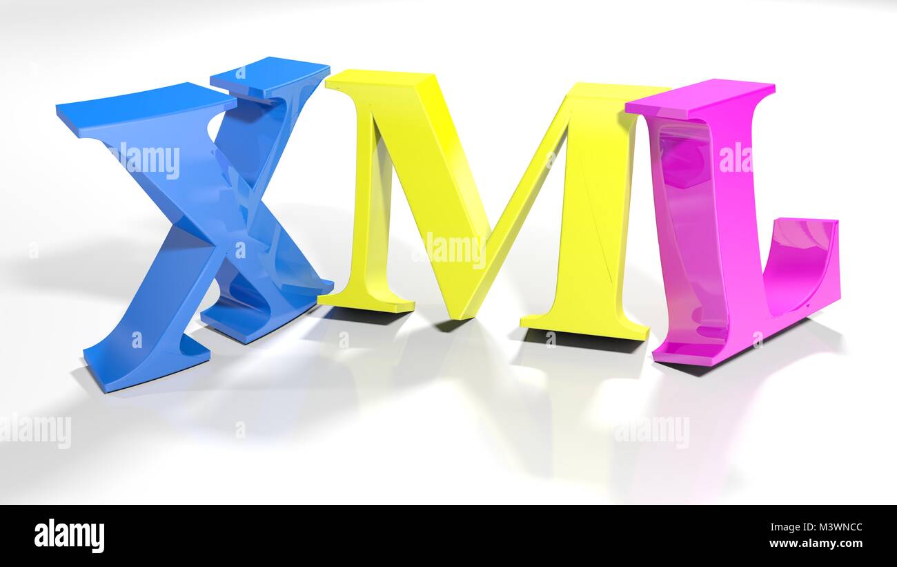 XML colorful 3D write - 3D rendering Stock Photo - Alamy XML colorful 3D write - 3D rendering Stock Photo - Alamy